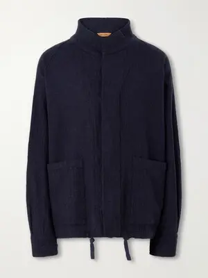 Barena Venezia Barcarolo Virgin Wool Blouson Jacket - Blue