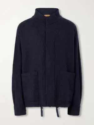 Barena Venezia Barcarolo Virgin Wool Blouson Jacket - Navy