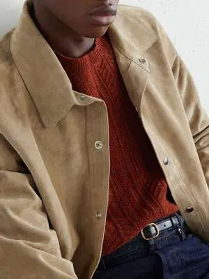 Inis Meáin Herringbone Merino Wool And Cashmere-blend Sweater