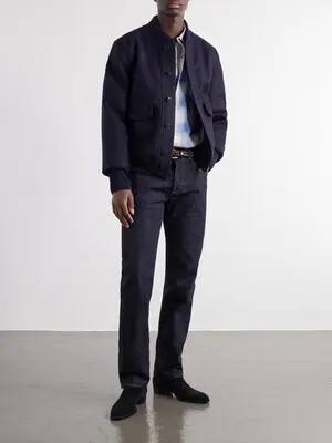 FORTELA Cruiser Bomber Jacket - Blue