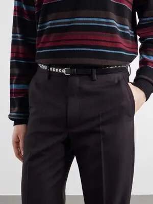 Dries Van Noten Studded Leather Belt