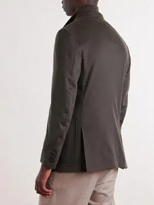 Zegna Oasi Cashmere Zip-up Blazer