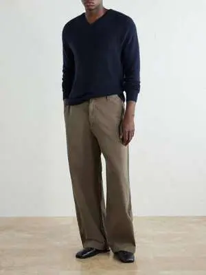Auralee Alpaca-blend Sweater