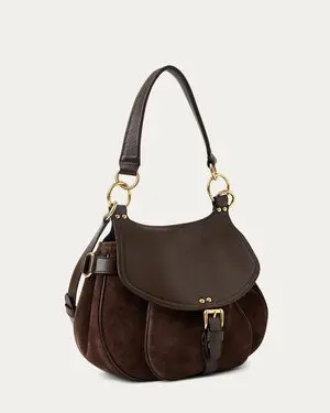 AIMEE Dash Convertible Crossbody - Fudge Suede