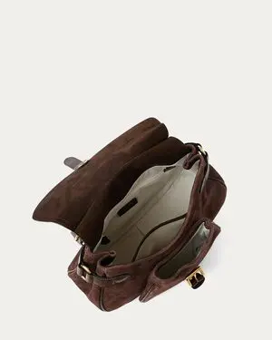 AIMEE Dash Convertible Crossbody - Fudge Suede