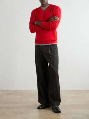 Auralee Alpaca-blend Sweater
