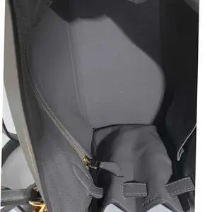 Hermès Etain Clemence Retourne Kelly 28 Ghw - Gray