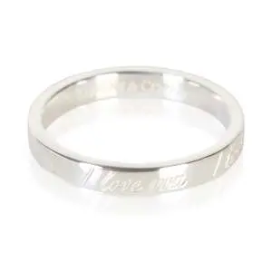 Tiffany & Co. Sterling Silver Notes I Love You Band