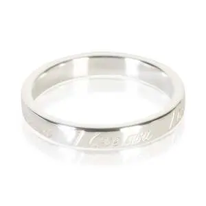Tiffany & Co. Sterling Silver Notes I Love You Band