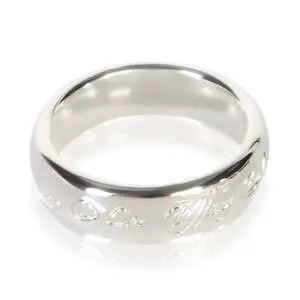 Tiffany & Co. Sterling Silver Notes Ring