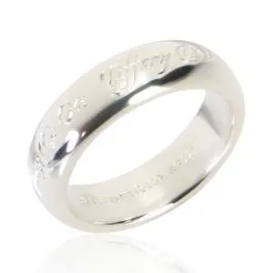 Tiffany & Co. Sterling Silver Notes Ring