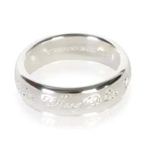Tiffany & Co. Sterling Silver Notes Ring - Sterling_silver