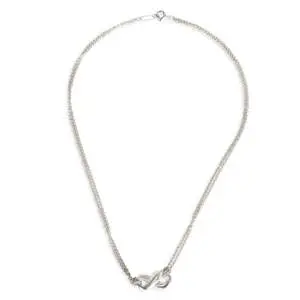 Tiffany & Co. Sterling Silver Infinity Necklace