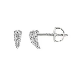 THIRTY1 Pavé Slip Back Studs - Silver