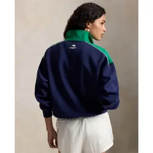Ralph Lauren Us Open Double-knit Paneled Pullover