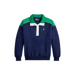 Ralph Lauren Us Open Double-knit Paneled Pullover