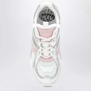 Versace Galaxia Mesh And Leather Sneakers - Multicolor
