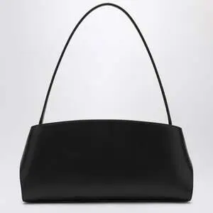 FERRAGAMO Burgundy Calfskin Shoulder Bag - Black