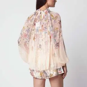 Zimmermann Valiant Floral Print Blouse