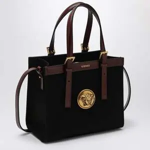 Versace Rivière Mini Canvas Shopper Bag
