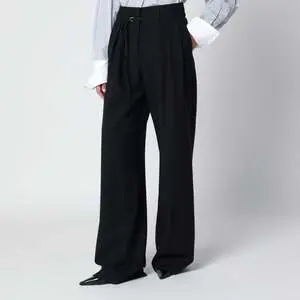 Dries Van Noten Pleated Wool Trousers