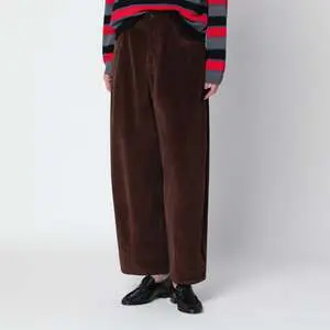 CORDERA Corduroy Trousers - Brown