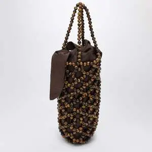 CORDERA Beaded Elongated Handbag