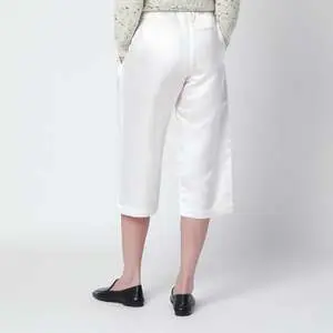 CORDERA Linen-blend Satin Bermuda Shorts