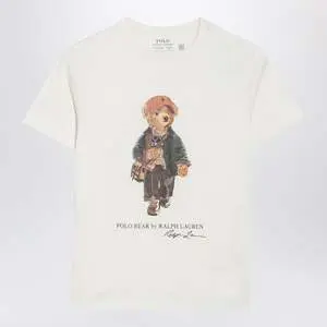 Polo Ralph Lauren Polo Bear Cream Cotton T-shirt