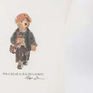 Polo Ralph Lauren Polo Bear Cream Cotton T-shirt