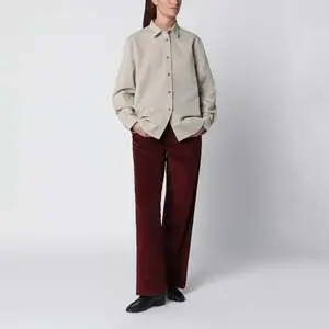RÓHE Burgundy Corduroy Trousers