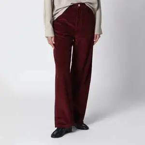 RÓHE Burgundy Corduroy Trousers