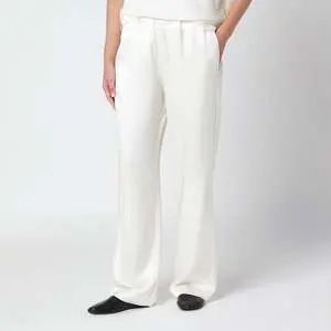 RÓHE Cream Silk Wide-leg Trousers