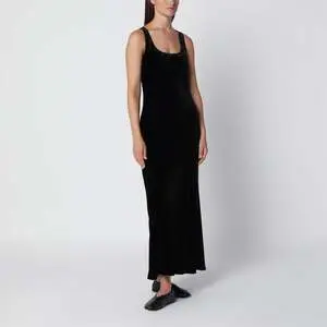 RÓHE Velvet Long Dress - Black