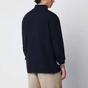 Polo Ralph Lauren Hunter Navy Wool And Cashmere Sweater