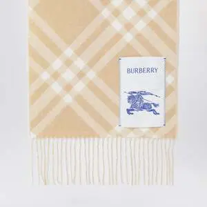 Burberry Sand Check Cashmere Scarf