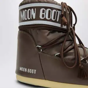 Moon Boot Icon Low Boot In Cocoa Nylon