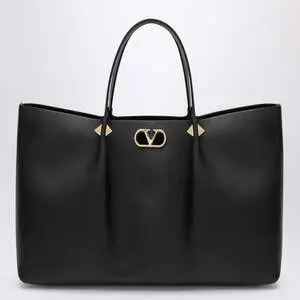 Valentino Garavani Large Rockstud Leather Shopping Bag