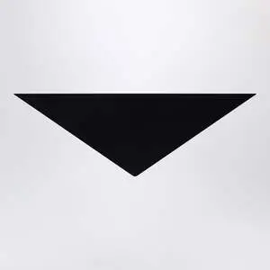LE BONNET Bandana In Wool And Caregora In Onyx