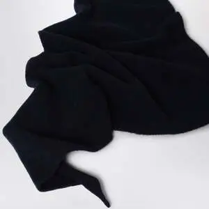 LE BONNET Bandana In Wool And Caregora In Midnight