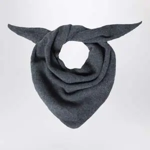 LE BONNET Bandana In Wool And Caregora In Slate - Grey