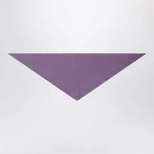 LE BONNET Bandana In Wool And Caregora In Lavender