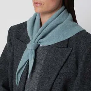 LE BONNET Bandana In Wool And Caregora In Basil