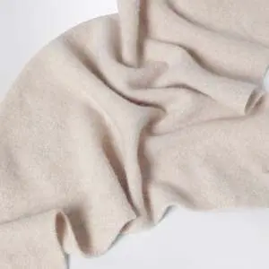 LE BONNET Bandana In Wool And Caregora In Ivory