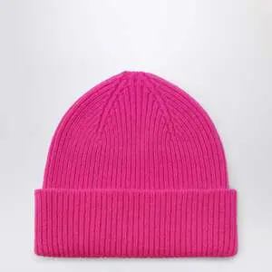 LE BONNET Beanie In Wool And Caregora In Poppy