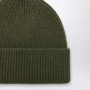 LE BONNET Beanie In Wool And Caregora In Jungle