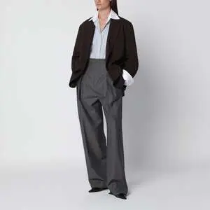 THE FRANKIE SHOP Bea Dark Single-breasted Jacket