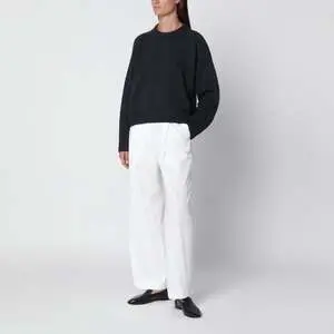 Loulou De Saison Briha Sweater In Grey Mélange Wool And Cashmere