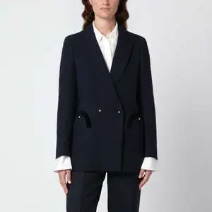 BLAZÉ MILANO Resolute Everyday Blazer In Navy Wool