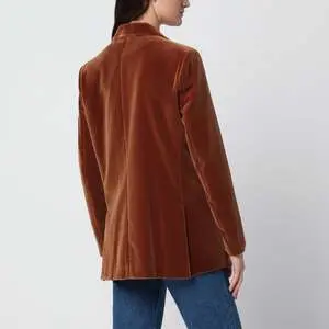 BLAZÉ MILANO Velvet Double-breasted Blazer